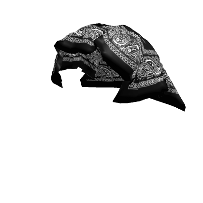 Siyah Bandana Y2K V1 Roblox