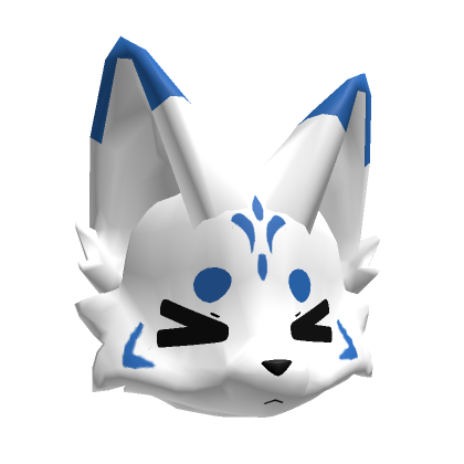 Flustered Blue Kemono Kitsune Roblox Item Rolimon S