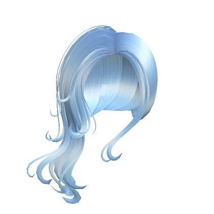 Blue Beautiful Side Swept Hair Roblox