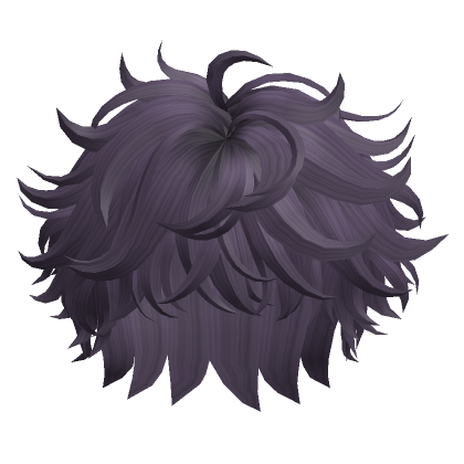 Fluffy Messy Hair Purple Roblox Item Rolimon S