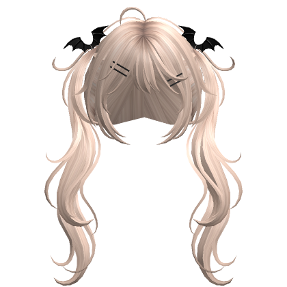 Gothic Pigtails Platinum Blonde Roblox
