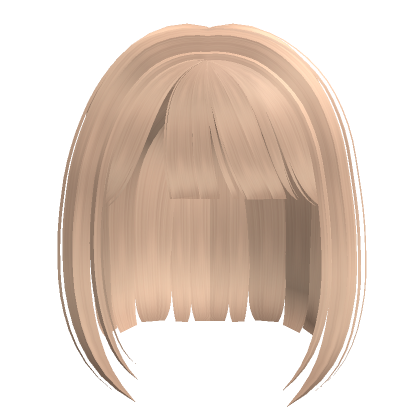 Cute blonde short straight hair | Roblox Item - Rolimon's