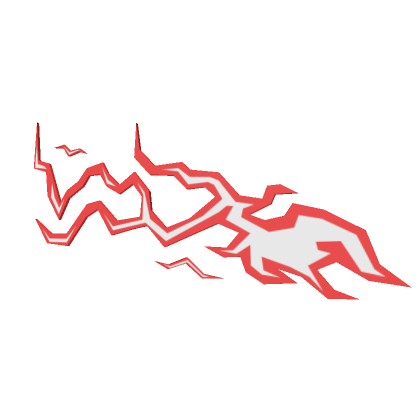 Cool Red Anime Lightning Aura Eye - Right | Roblox Item - Rolimon's