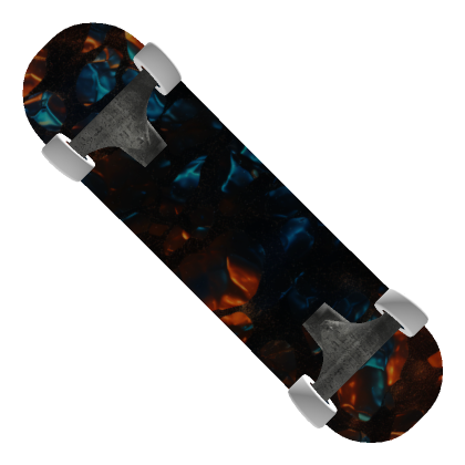 Fire / Flames vs Water / Ice Crystals Skateboard | Roblox Item - Rolimon's