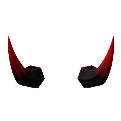Black and Red Demon Horns | Roblox Item - Rolimon's