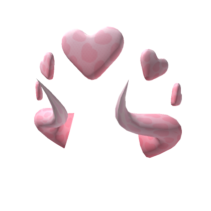 Pink Devil Horn Heart Crown | Roblox Item - Rolimon's