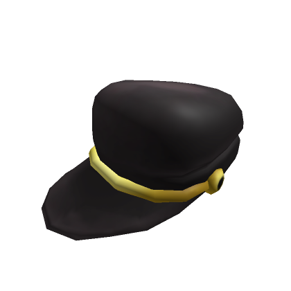 Black Anime Conductors Hat | Roblox Item - Rolimon's