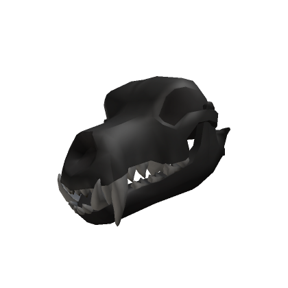 Pitch Black Wolf Skull | Roblox Item - Rolimon's