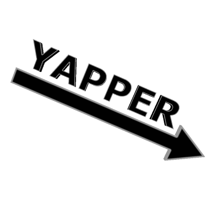 Yapper Arrow Meme Sign | Roblox Item - Rolimon's