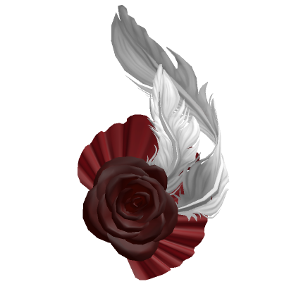 Victorian Rose Facinator in Red | Roblox Item - Rolimon's