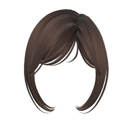 Cute Side Swept Bangs(Brown) | Roblox Item - Rolimon's