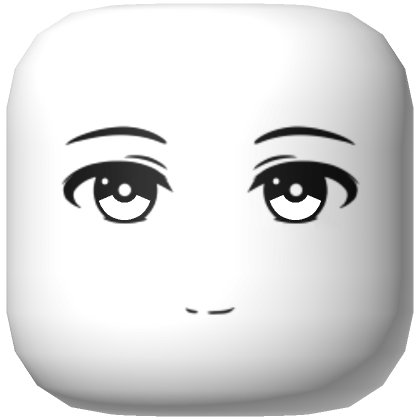 (Colorable) Boy Anime Face White | Roblox Item - Rolimon's