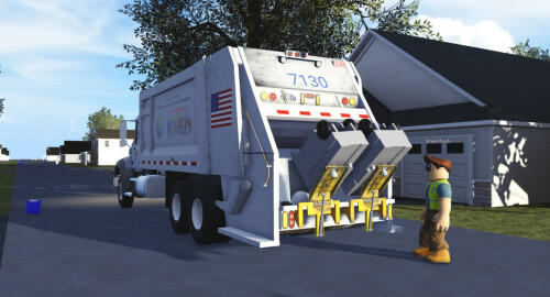 [GRÁTIS! + NOVO ASL] Fairfax County Garbage Truck Sim - Roblox