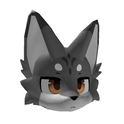 Grey Kemono Wolf (Colored Eyes) | Roblox Item - Rolimon's