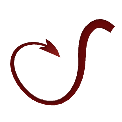 Long Pure Red Demon Tail | Roblox Item - Rolimon's