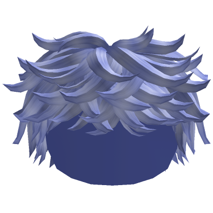 Cabello azul desordenado - Roblox