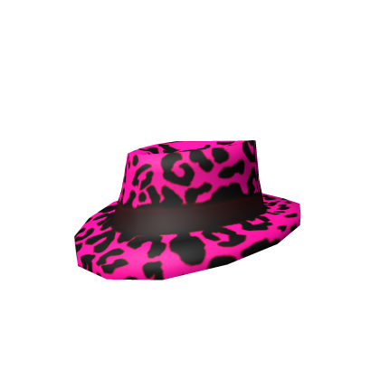 Hot Pink Snow Leopard Fedora | Roblox Limited Item - Rolimon's