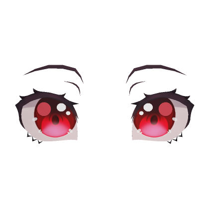 Red Anime Eyes 01 - Neutral | Roblox Item - Rolimon's