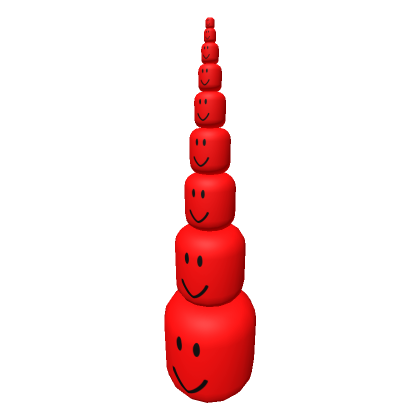 Red Tallest Headstack Pyramid | Roblox Item - Rolimon's