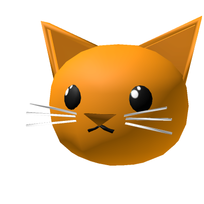 Orange Cat Baby Pet Head Animal | Roblox Item - Rolimon's