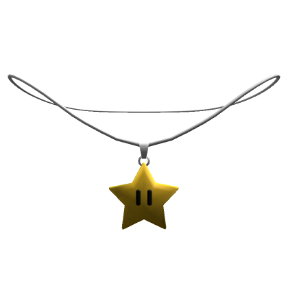 Y2k Yellow Star Necklace [1.0] | Roblox Item - Rolimon's