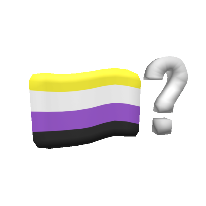 Nonbinary Pride Flag Question Mark | Roblox Item - Rolimon's