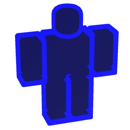 (1.0) Blue Full-Body Outline Aura | Roblox Item - Rolimon's