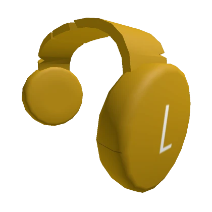 [⌛] Golden Headphones With R / L Clockwork | Roblox Item - Rolimon's