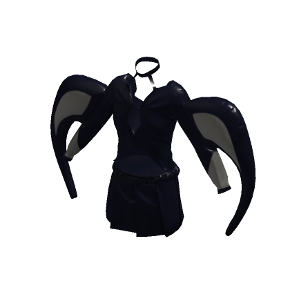 Dark Angel Dress with Black Choker | Roblox Item - Rolimon's