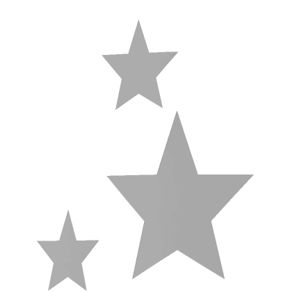 Cute Star Face Sticker - White | Roblox Item - Rolimon's