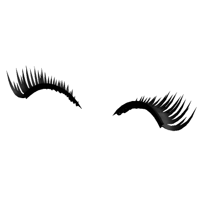 Lovespun Narrow SSHF Upper Lash Extensions - Black | Roblox Item ...