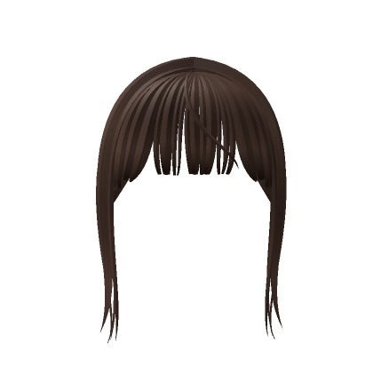 Cute Straight Bangs (Brown) | Roblox Item - Rolimon's