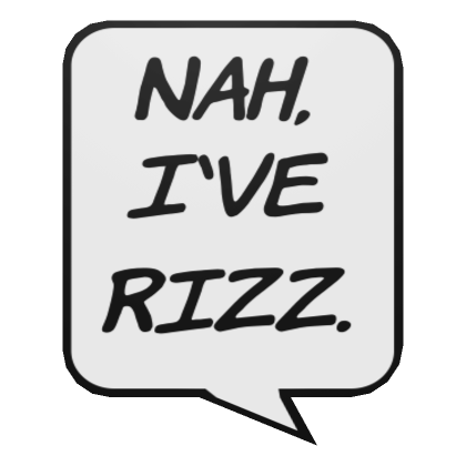 Nah, I've Riz z | Roblox Item - Rolimon's
