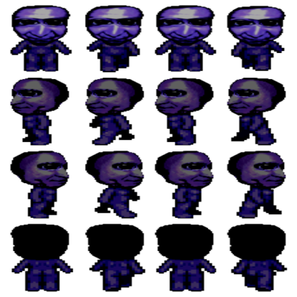 Ao Oni SpriteSheet