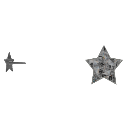 VVS Diamond Star Stud Earrings | Roblox Item - Rolimon's