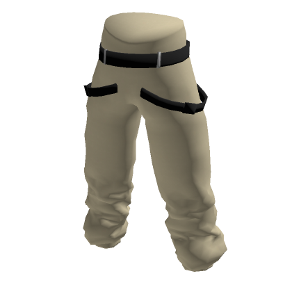 Beige/Black Stripes Baggy Techwear Pants | Roblox Item - Rolimon's