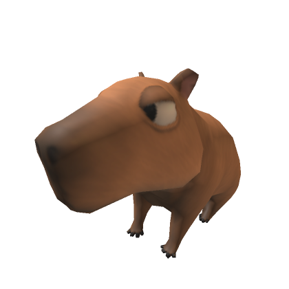 Grumpy Capybara Head Pal | Roblox Item - Rolimon's