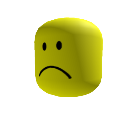 Small Sad Face Big Head | Roblox Item - Rolimon's