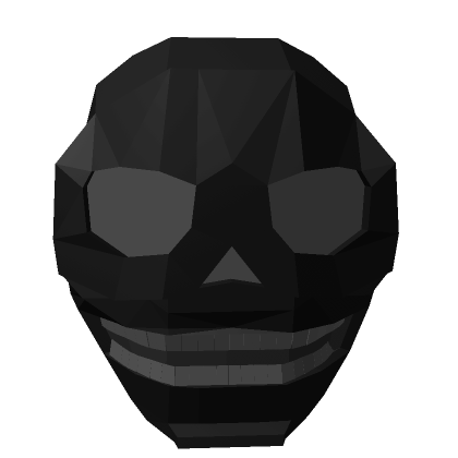 Smiling Skull Mask Helmet Black Grim Reaper | Roblox Item - Rolimon's
