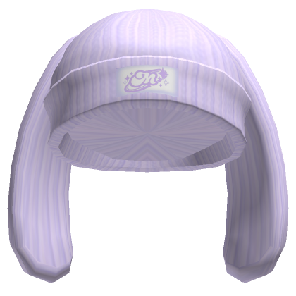 Y2K Purple Knitted Rabbit Beanie | Roblox Item - Rolimon's