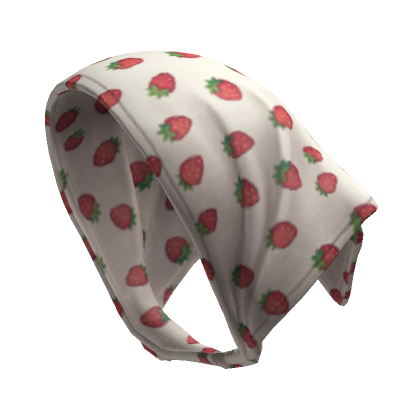 기본 레드 스트로베리 반다나 - Roblox