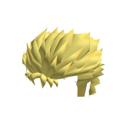 Spiky Manga Hair Blond | Roblox Item - Rolimon's