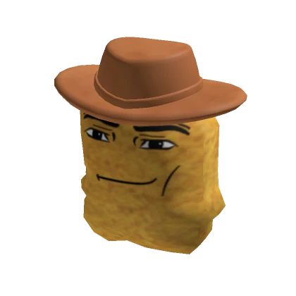 [⌛] Cowboy Chicken Nugget Man Face Suit Meme | Roblox Item - Rolimon's