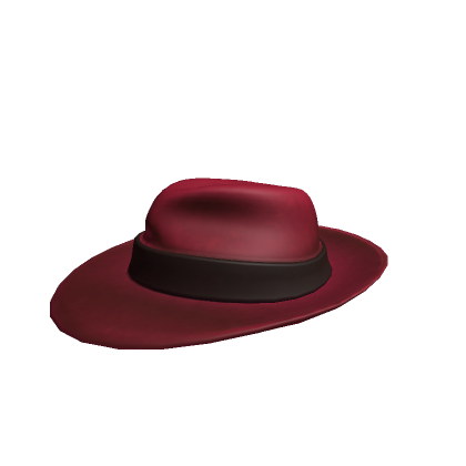 Moderate Red Fedora | Roblox Item - Rolimon's