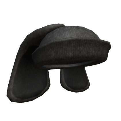 Y2K Black Fleece Rabbit Hat | Roblox Item - Rolimon's