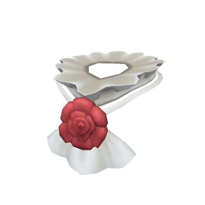 Ruffled Floral Rose Collar | Roblox Item - Rolimon's