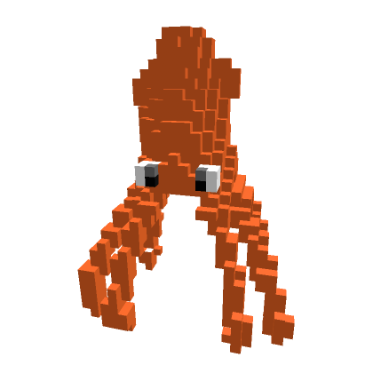 8-bit orange squid | Roblox Item - Rolimon's