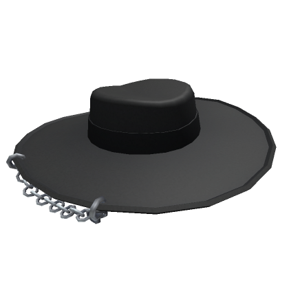 Pierced Wide Brim Gothic Hat | Roblox Item - Rolimon's
