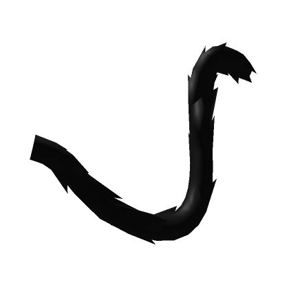 Black Fluffy Cat Tail | Roblox Item - Rolimon's