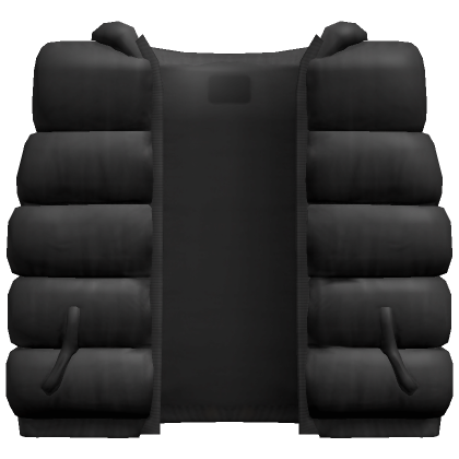 Stylish Black Puffer Vest 1.0 | Roblox Item - Rolimon's